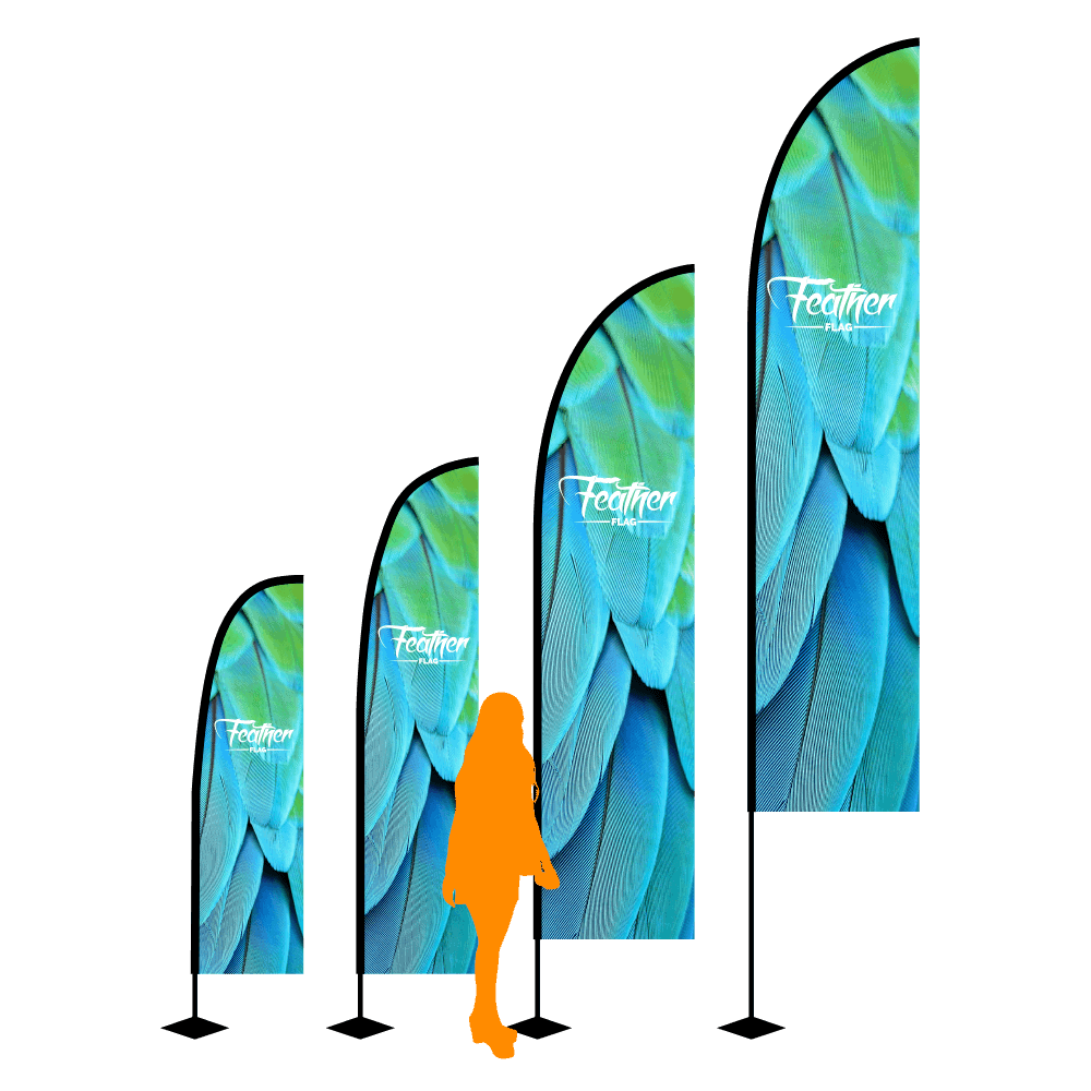 Feather Wind Flag - CustomLanyards - Outdoor & Travelling Gifts