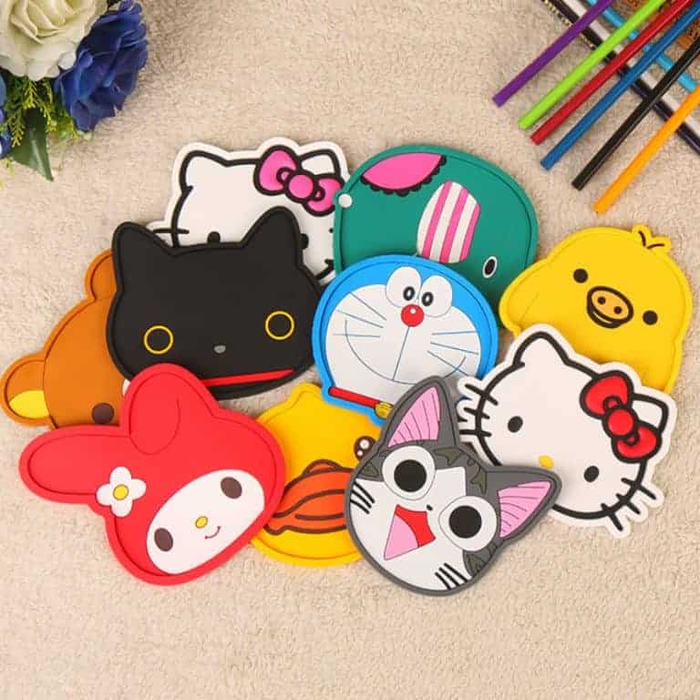 Rubberised Soft PVC Coaster - CustomLanyards - Corporate Gifts