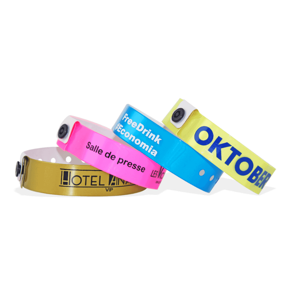 PVC / Vinyl Wristband (One-Time-Use) - CustomLanyards